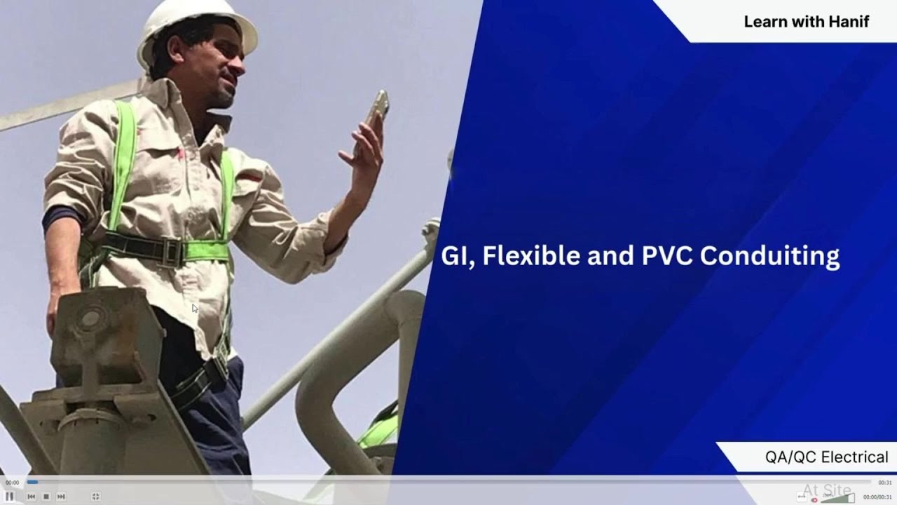 How to install Pipe/Conduit (GI, PVC, Flexible, liquid tight) and ...