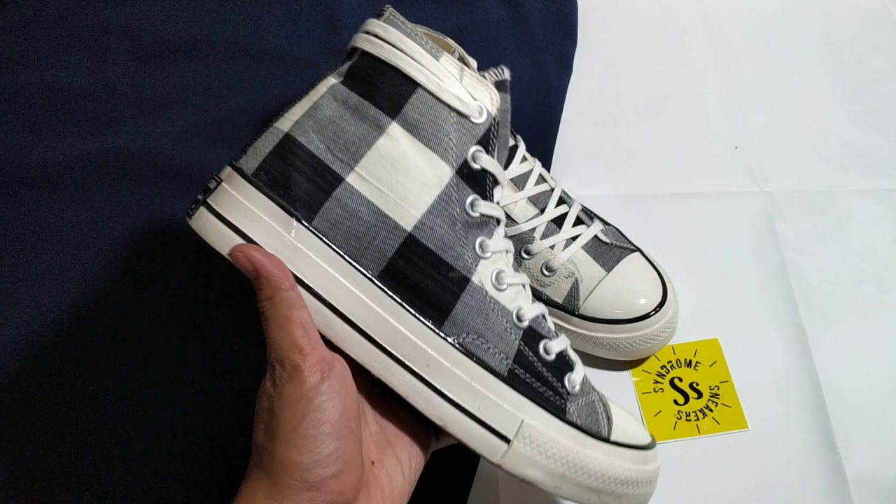 Converse 70s Hi Checkerboard white black premium bnib dt - YouTube