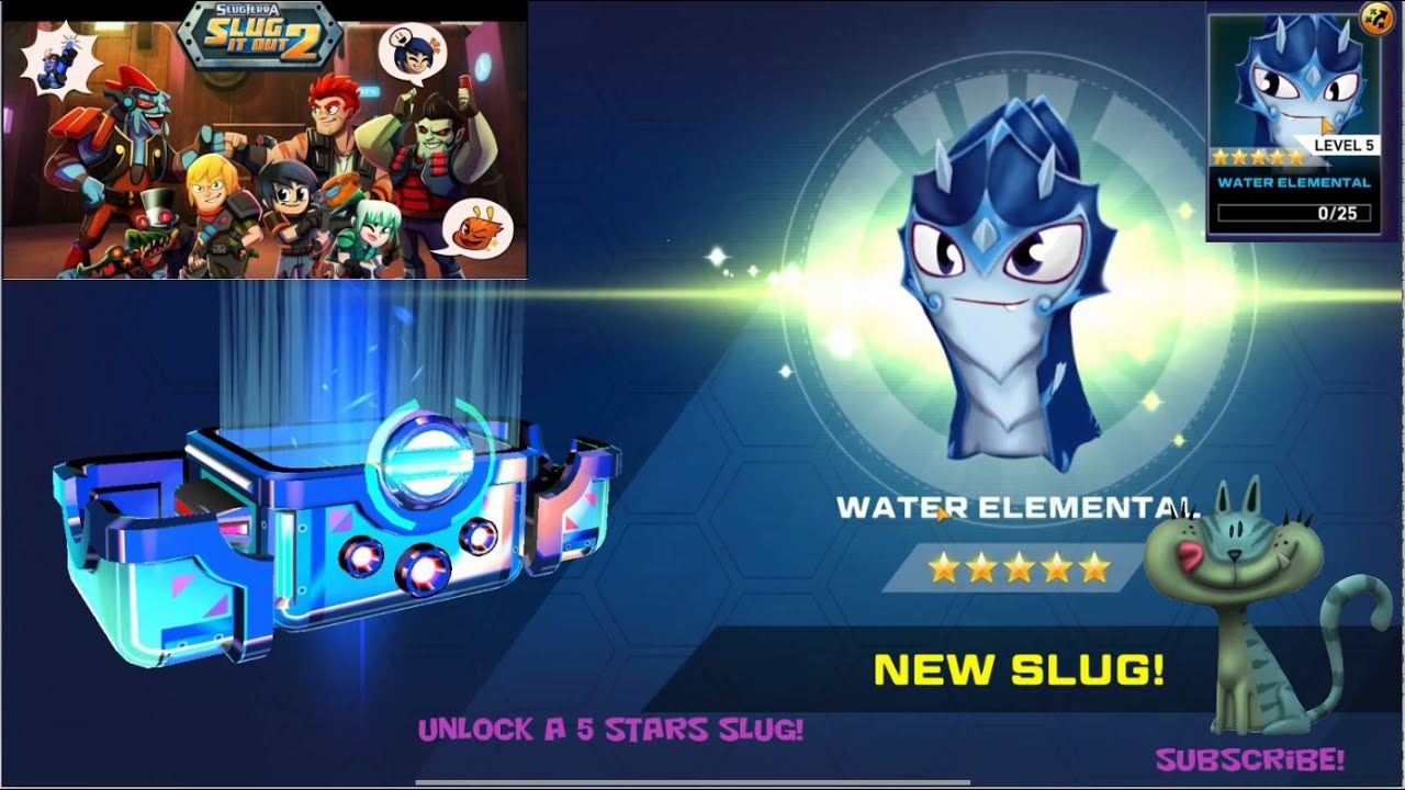 SlugTerra Slug It Out 2 Unlock a new 5 Stars Slug called Water ...