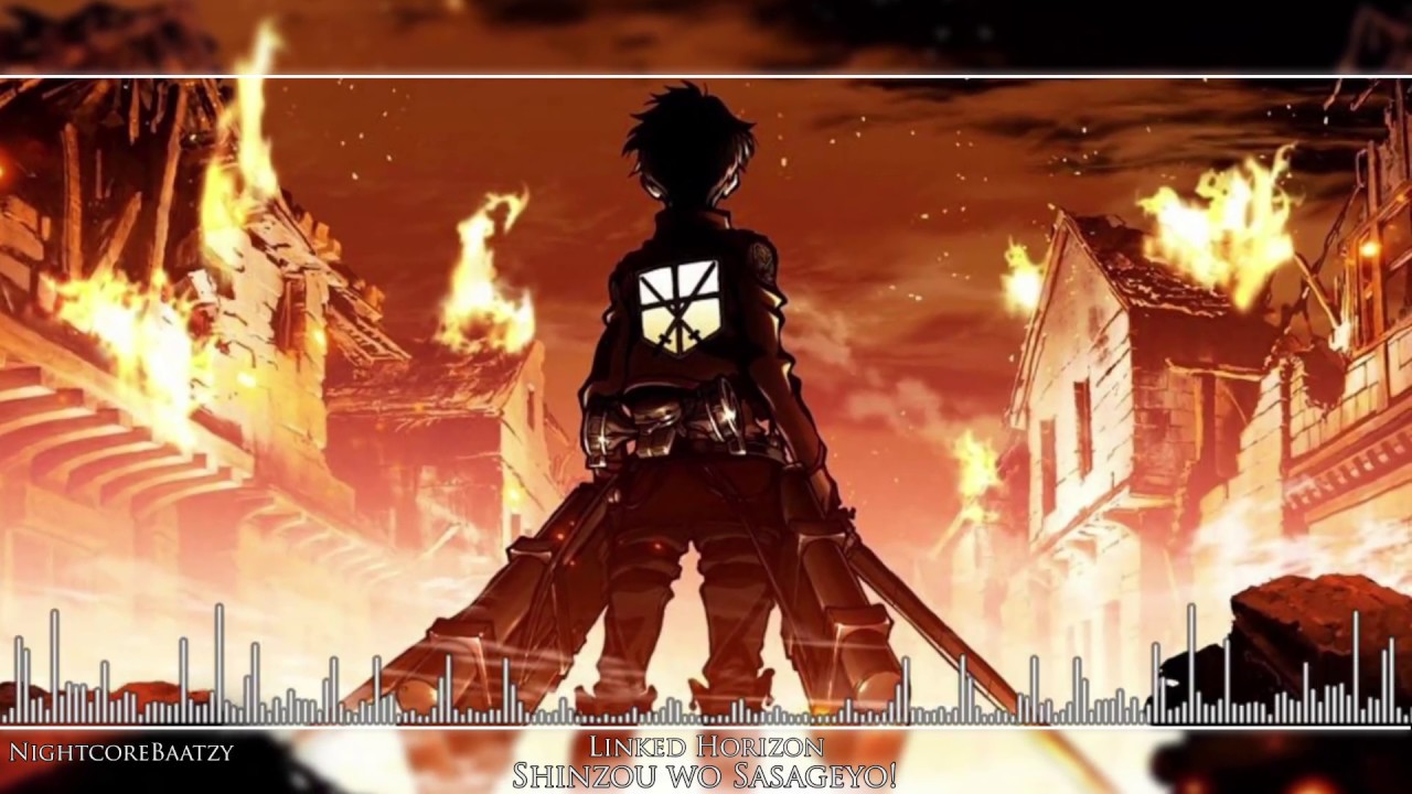 「Nightcore」→ Shinzou wo Sasageyo (Attack On Titan OP 3) - YouTube