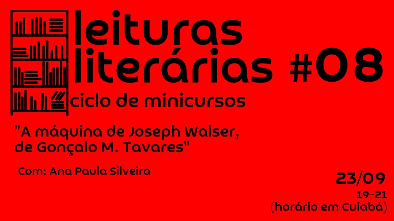 Leituras Literárias 8 - A máquina de Joseph Walser, de Gonçalo M ...