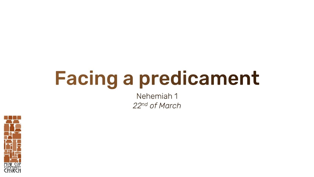 Sunday Morning - Nehemiah 1 - Neil Winterton - YouTube