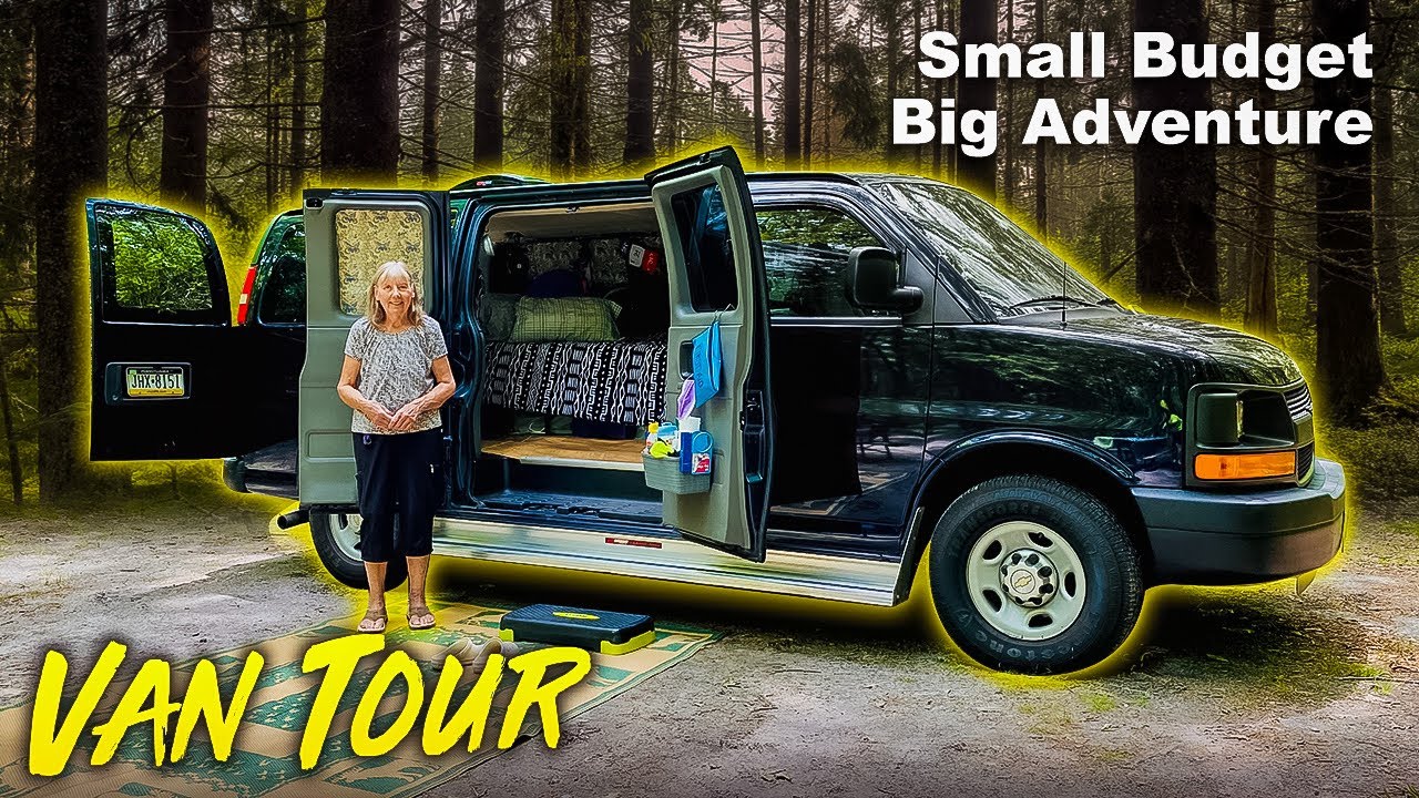 LOW COST | DIY Camper Van Conversion Solo Woman - YouTube