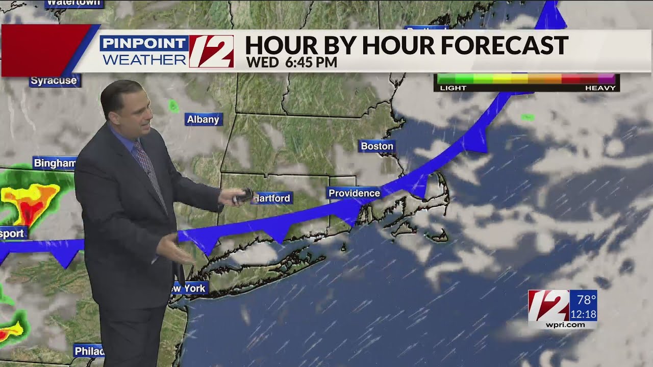 WPRI 12 Weather Forecast 8/27/24: Nice Weather Today; Shower Possible ...