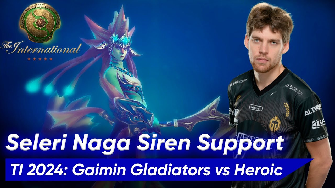 💤 Seleri NAGA SIREN SUPPORT 5 Pos | Dota 2 TI 2024 Gameplay - YouTube