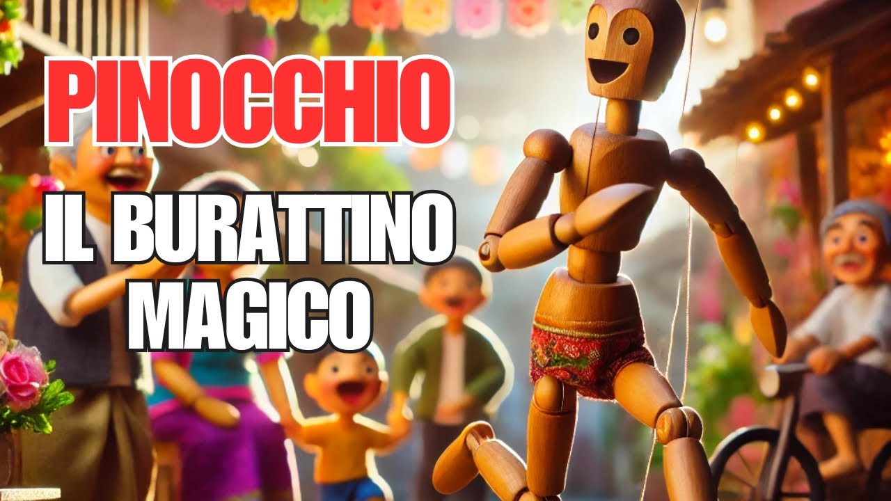 PINOCCHIO IL BURATTINO magico 🪄 | Storie per Bambini | Cartoni Animati ...