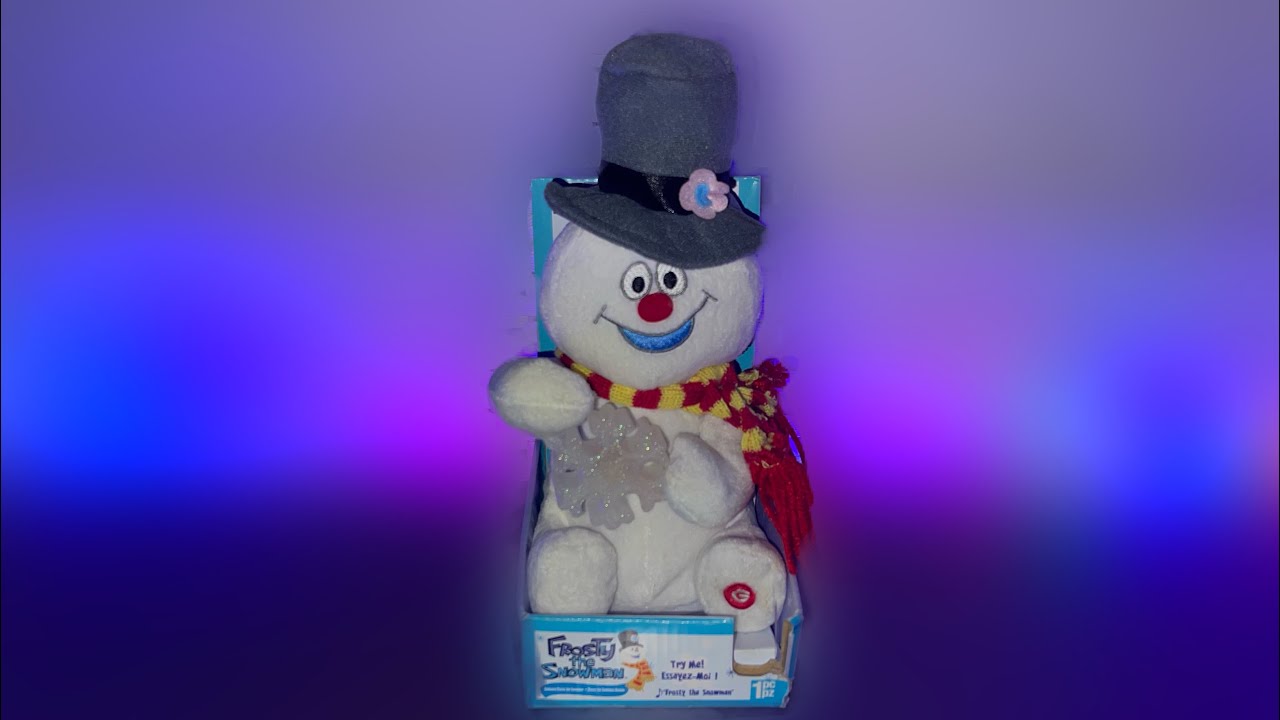 Gemmy 2010 - Mini Animated Frosty the Snowman Plush - "Frosty the ...