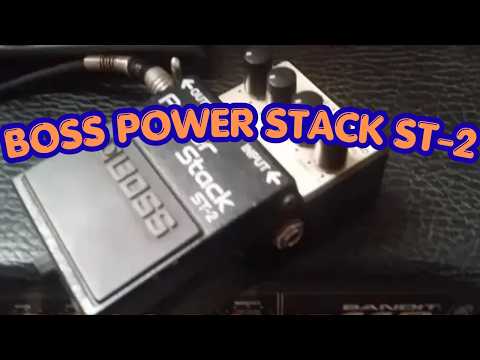 Boss ST-2 Power Stack - FULL DEMO! Amp-Style Distortion for Rock ...