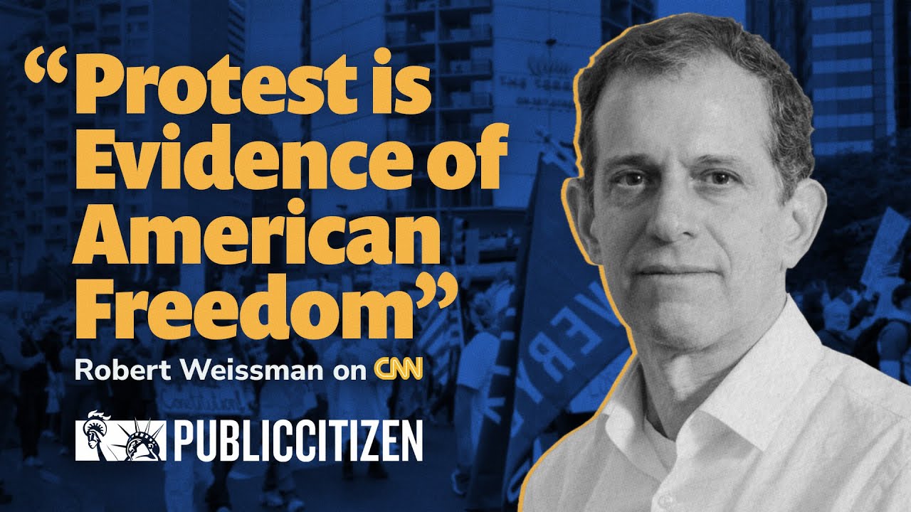 Public Citizen's Robert Weissman Discusses No Kings Protest On CNN ...