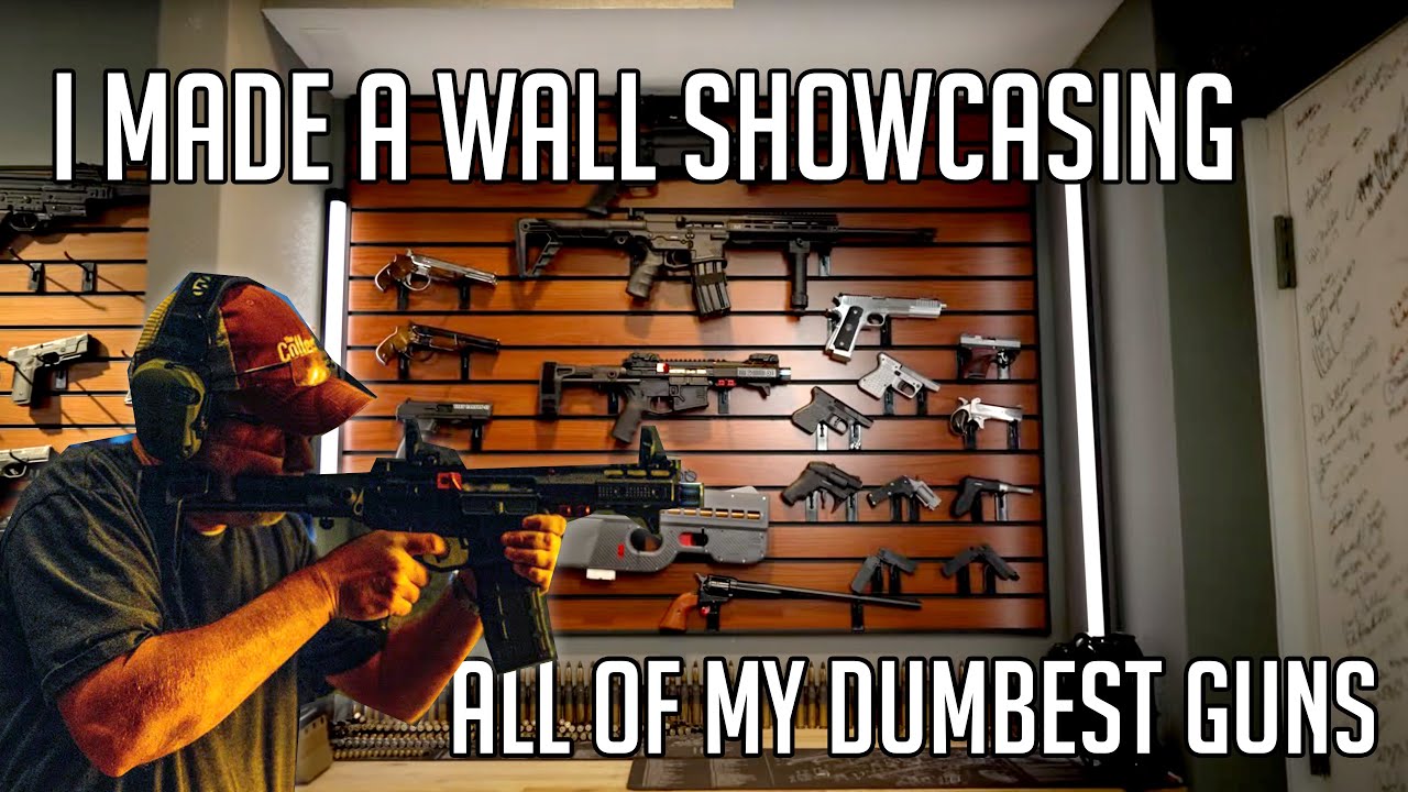 My $20,000 Dumb Gun Wall 😅 - YouTube