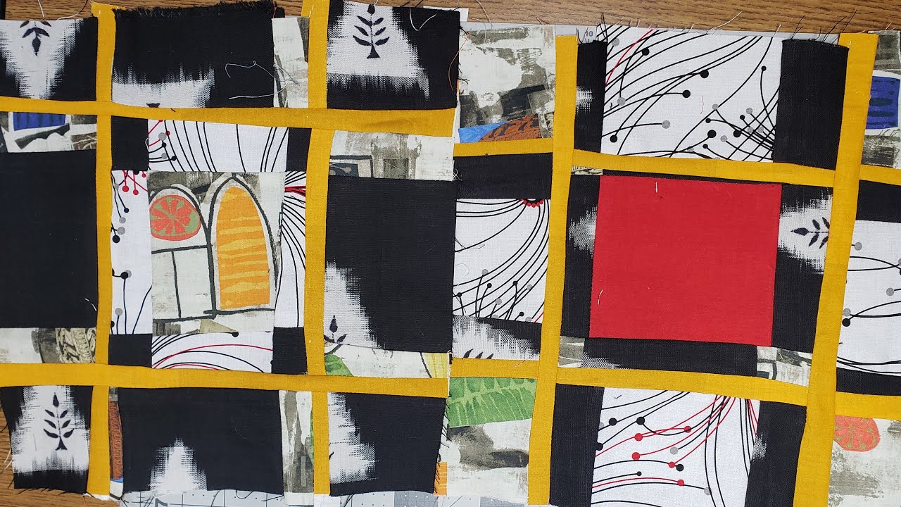 Fun with Four and Nine Patches Part 2 Art Quilting - YouTube