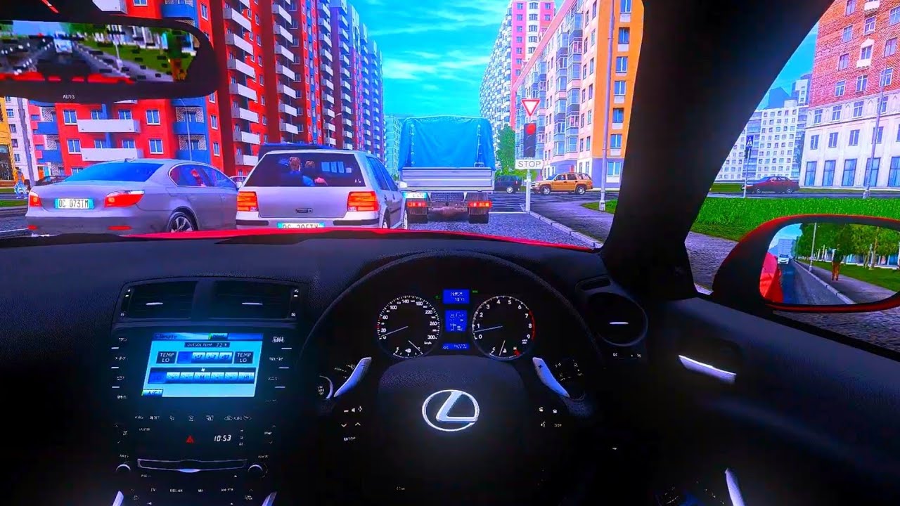 After Rain Drive | City Car Driving | Lexus IS F 2009 - YouTube