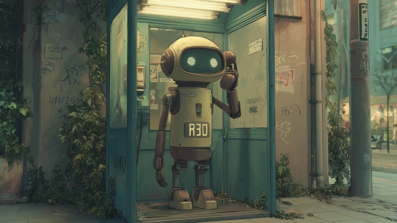 Robot in a Phone Booth – Lo-fi Ambient Loop for Focus, Chill ...