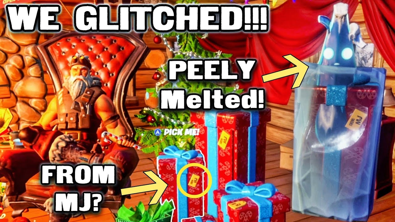 Our Winterfest Lodge Glitched! Frozen Peely is Melted - All Presents ...
