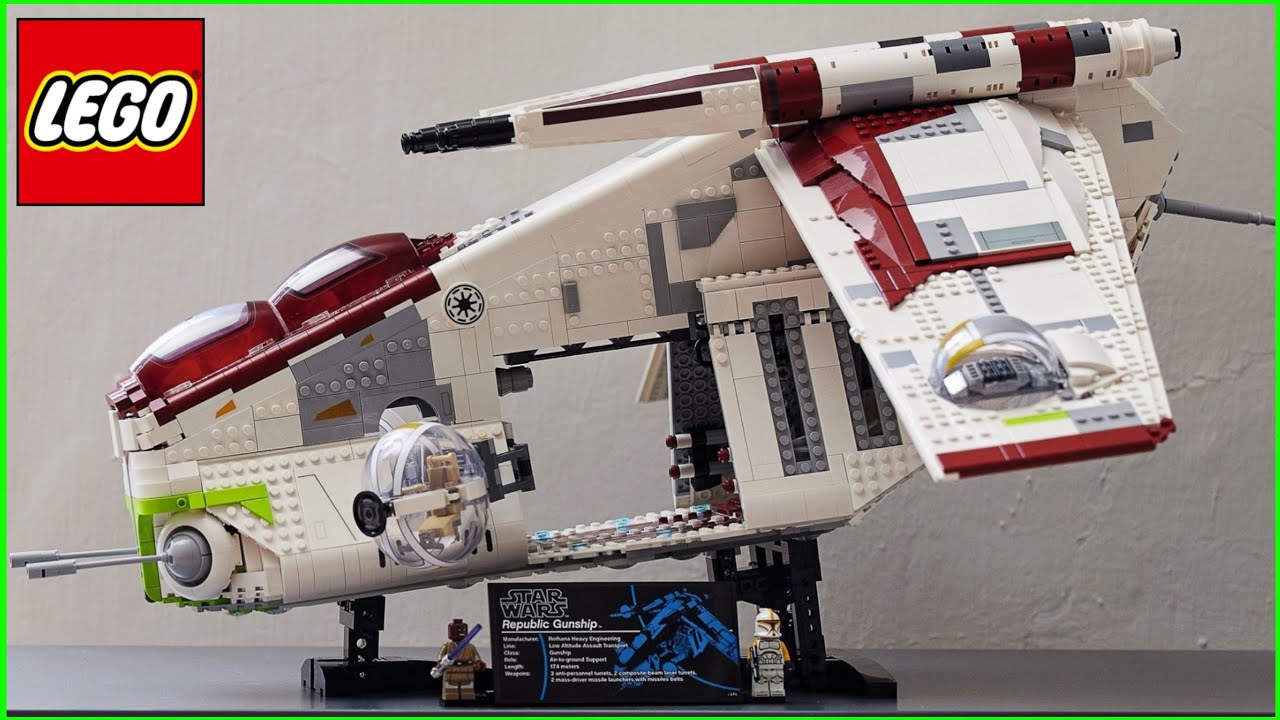 STAR WARS REPUBLIC GUNSHIP LEGO SET REVEALED !! - YouTube
