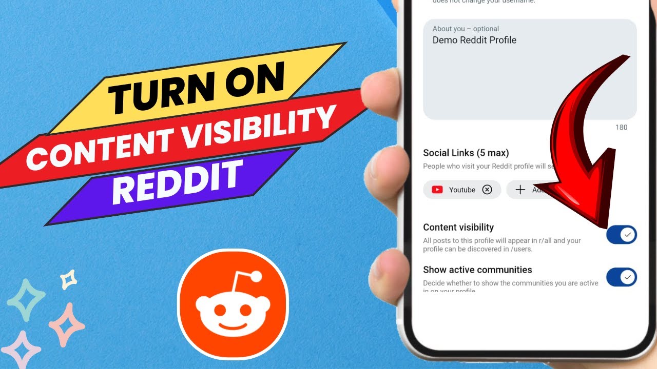 How To Turn On Content Visibility On Reddit App - Easy Guide - YouTube