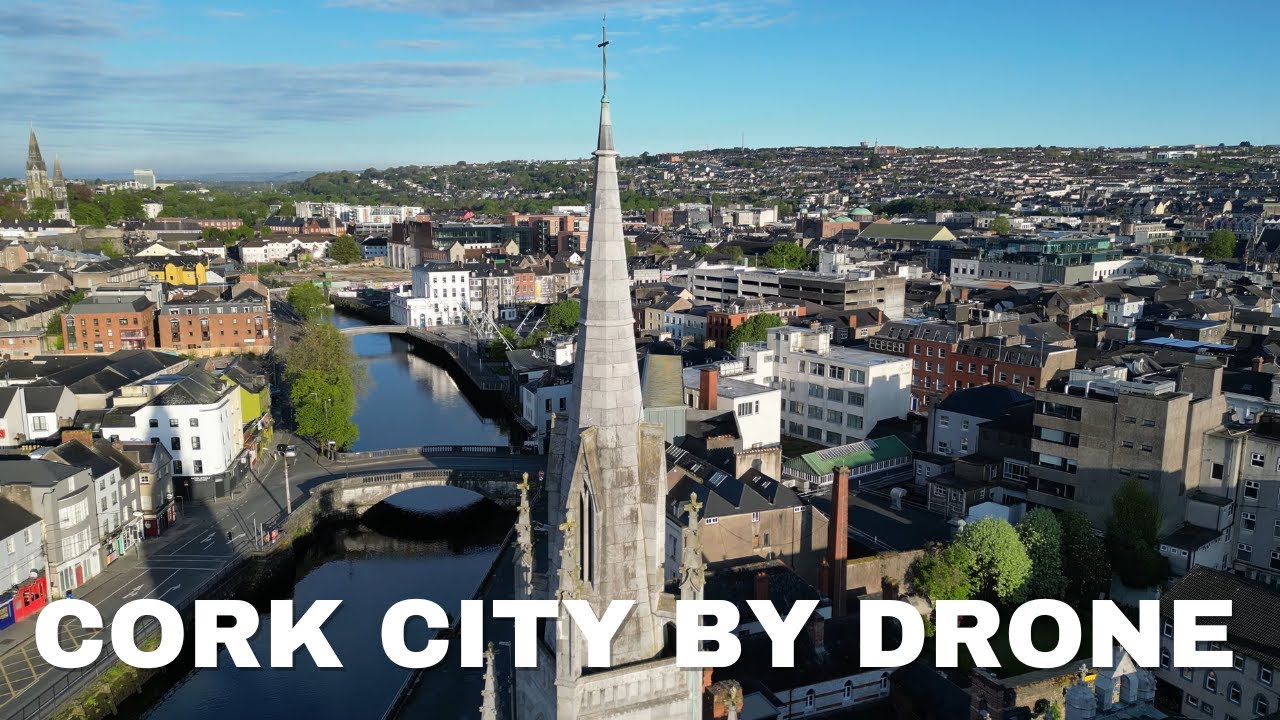 Aerial Exploration: Cork City from Above - YouTube