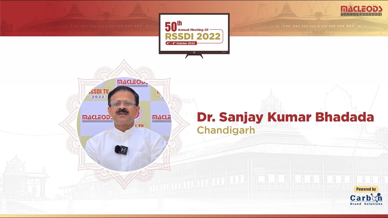 RSSDI Tv 2022 Monologue by Dr. Sanjay Kumar Bhadada - Chandigarh - YouTube
