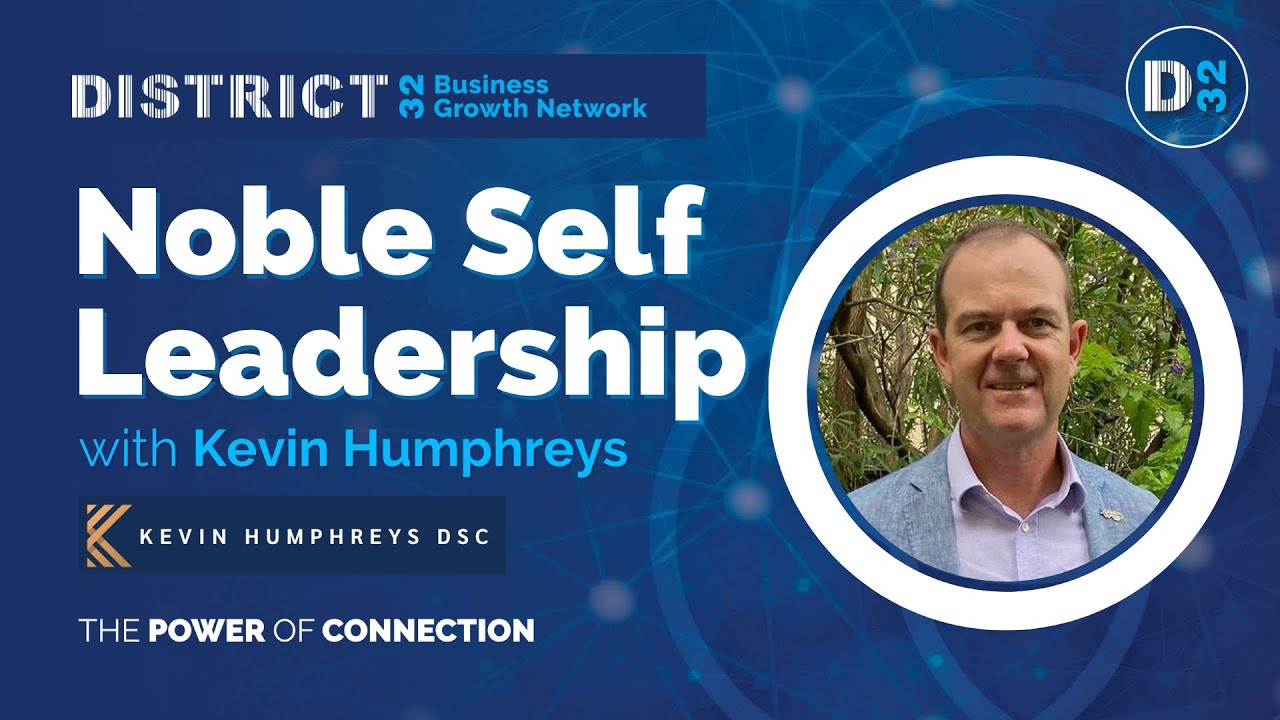 Kevin Humphreys - Noble Self Leadership - YouTube