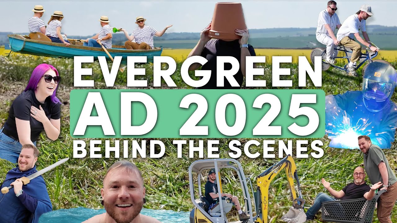 Behind The Scenes of The Evergreen Ad 2025 - YouTube
