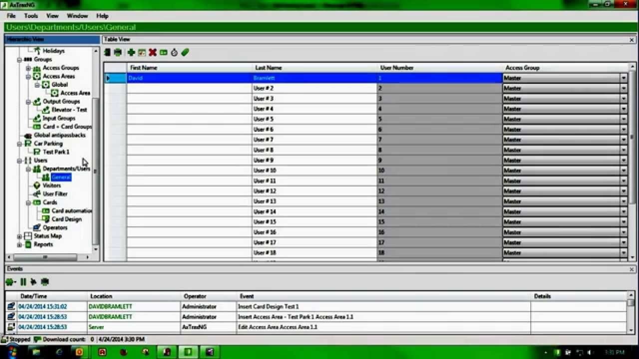 Card Design For Card Printing On Axtraxng Software Youtube