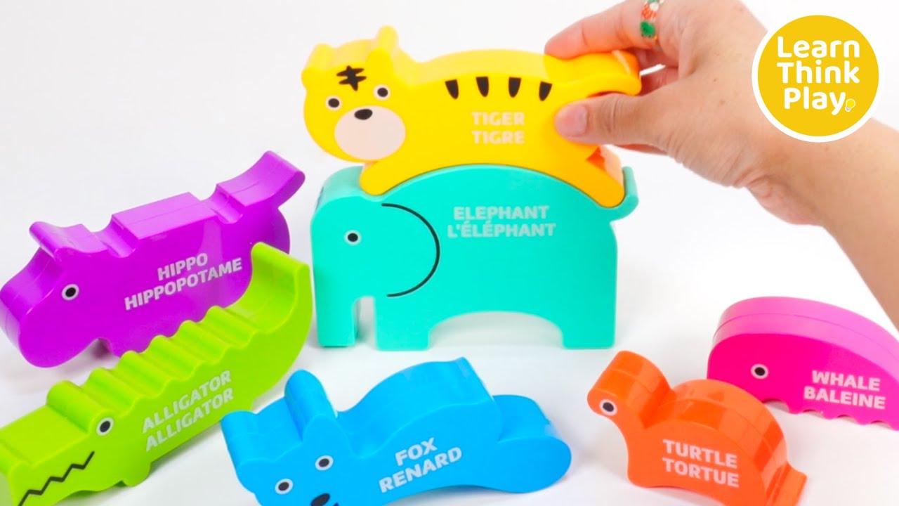Colors Learning for Kids | Toddler Toys, Animal Stacker | Preschool ...