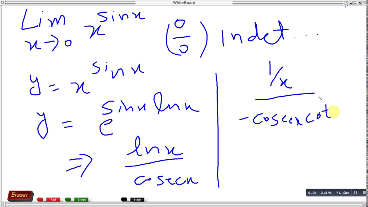 Limit Of X sinx As X Tends To Zero YouTube