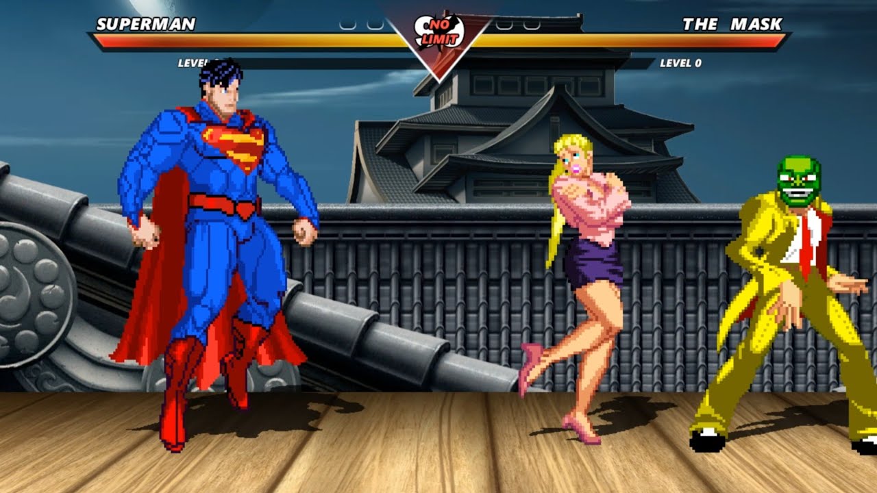 SUPERMAN vs THE MASK - Amazing epic fight battle ! - YouTube