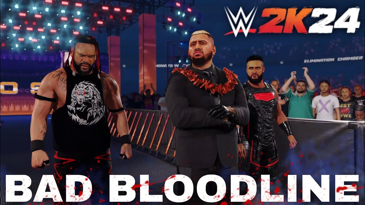 WWE2K24 The Bad Bloodline ⚡ Full Entrance w/Tama Tonga & Jacob Fatu ...