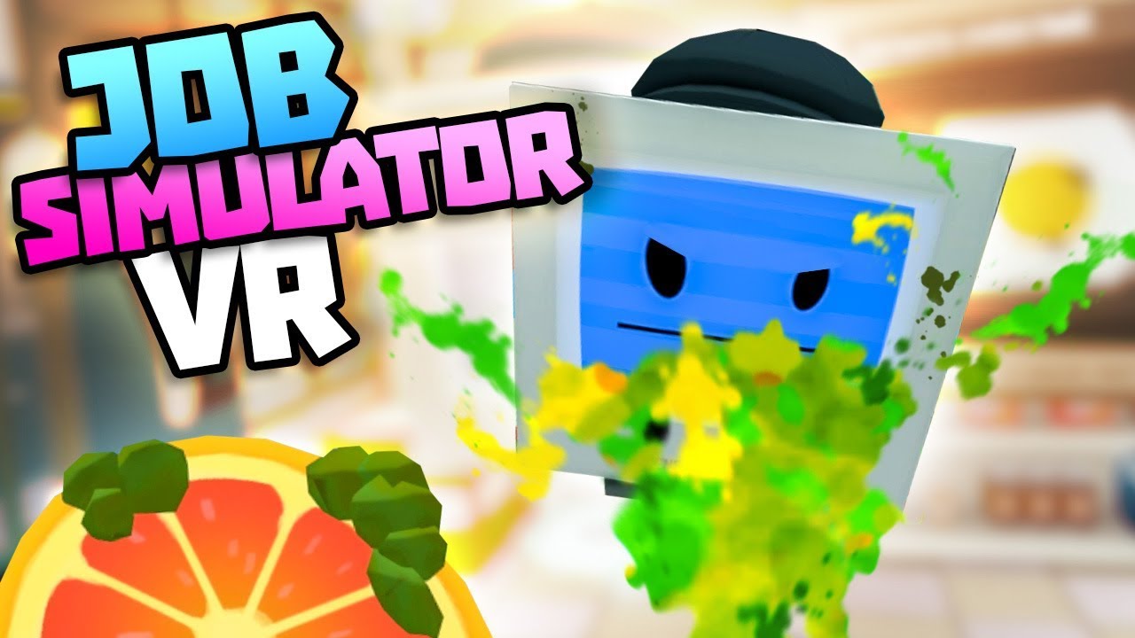BAD STORE CLERK VOMITS ON CUSTOMER BOT - Job Simulator VR Gameplay - VR ...