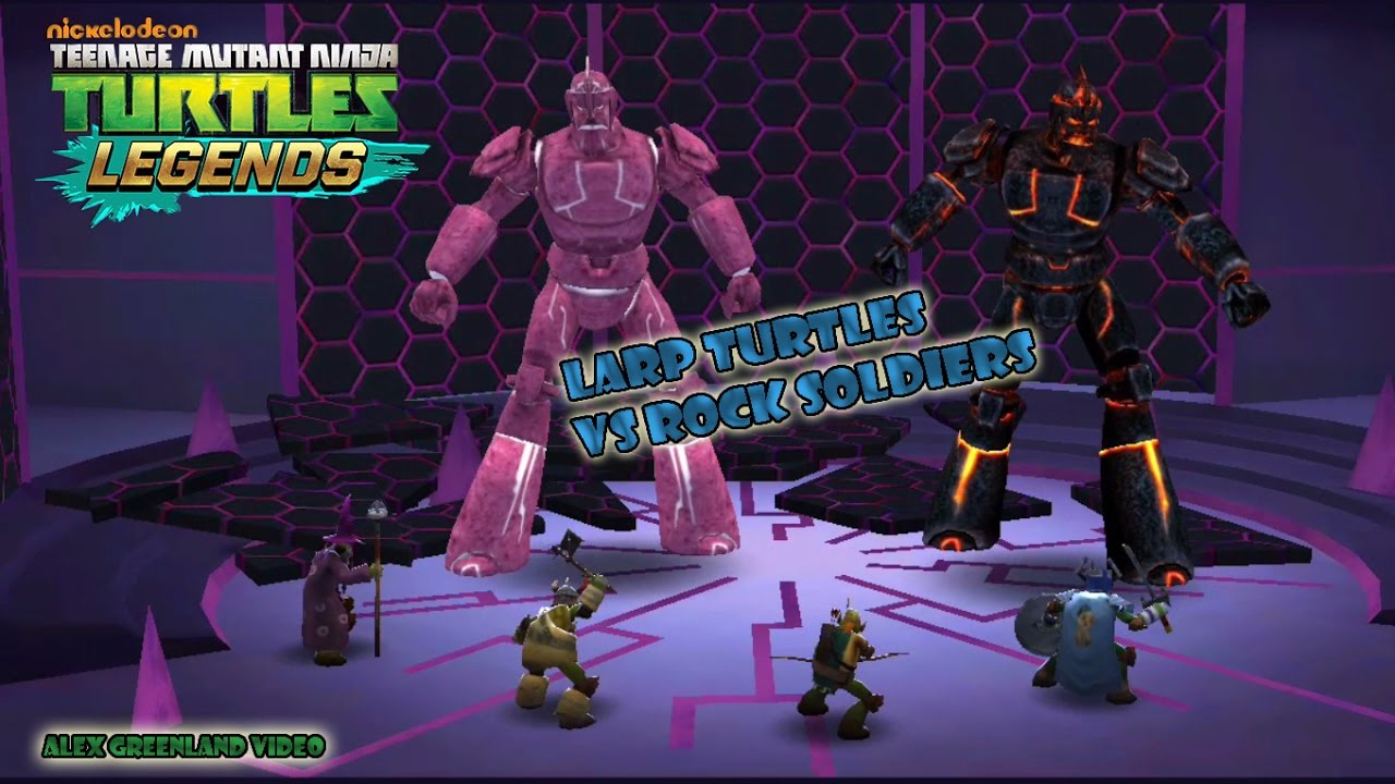TMNT Legends - LARP Turtles VS Rock Soldiers - YouTube