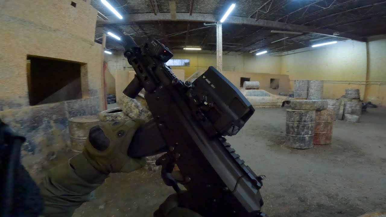 Airsoft Ep.10 Richmond Indoor Paintball *Bow & Arrow?* Tokyo Marui MWS ...