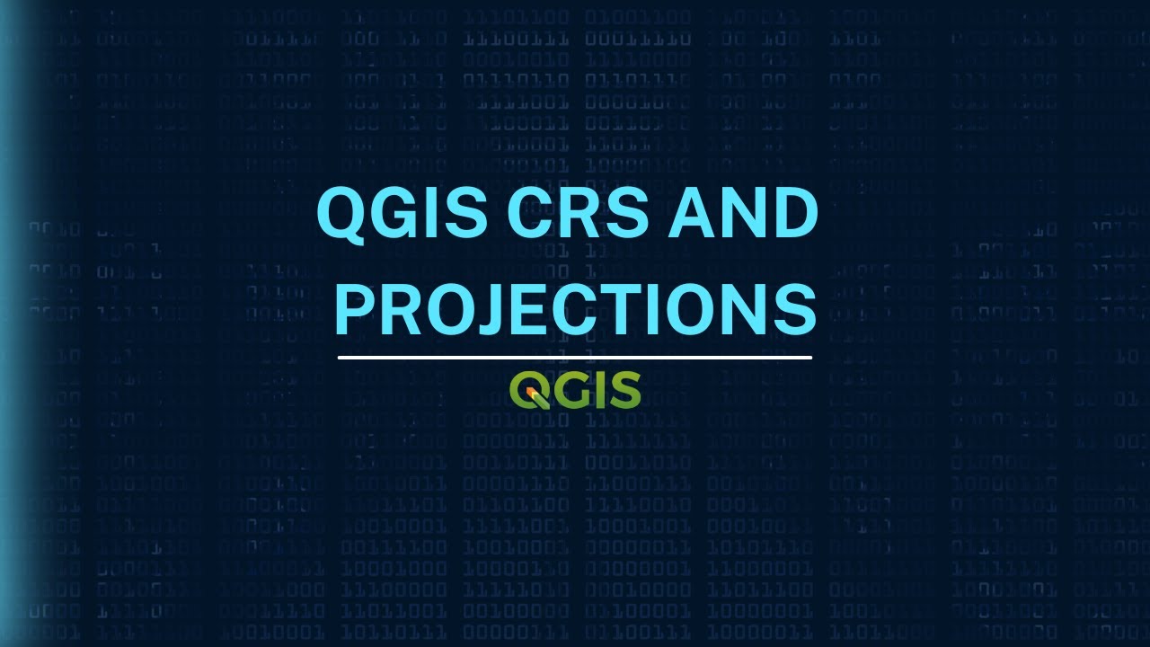 Qgis Coordinate Reference System Youtube