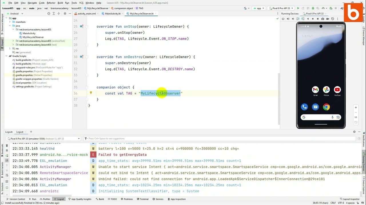 Android - Cách xem nhật ký lỗi trong cửa sổ Logcat - YouTube