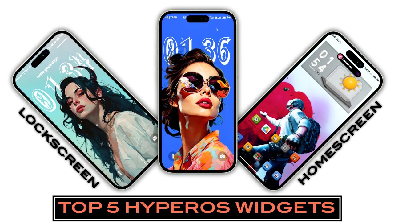 Xiaomi HyperOS Top 5 Widget Style For Miui14 ⚡ Dynamic Island & Change ...