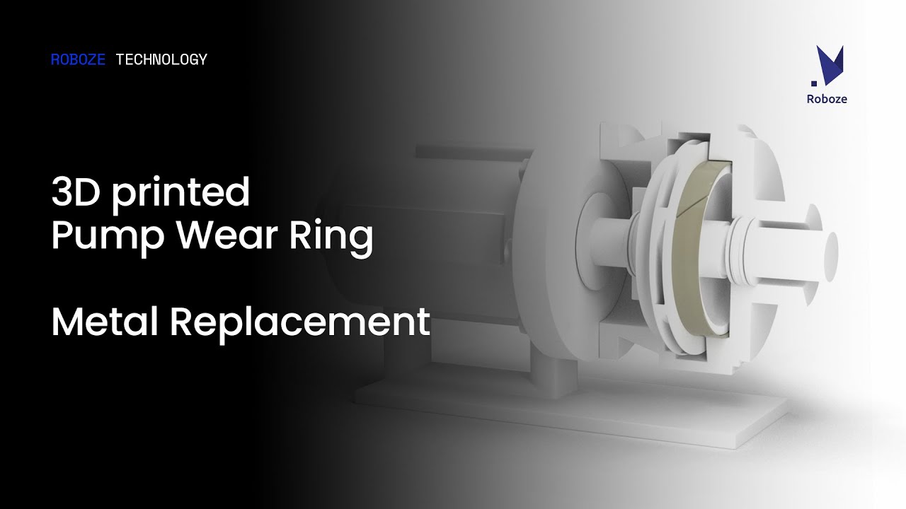 3D Printed Pump Wear Ring – Metal Replacement - YouTube