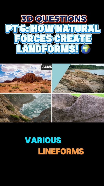 PART 6: How Natural Forces Shape Landforms! 🌍 | 3-D Questions ...
