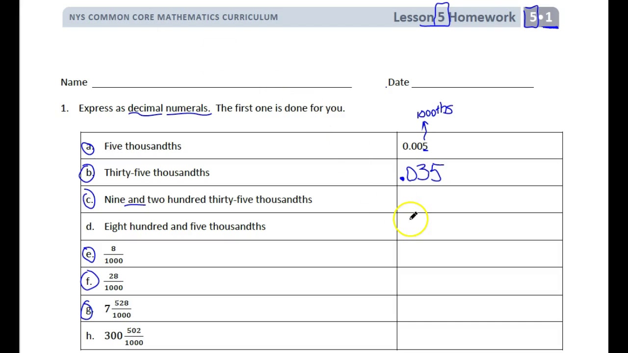 Lesson 5, Module 1 - YouTube