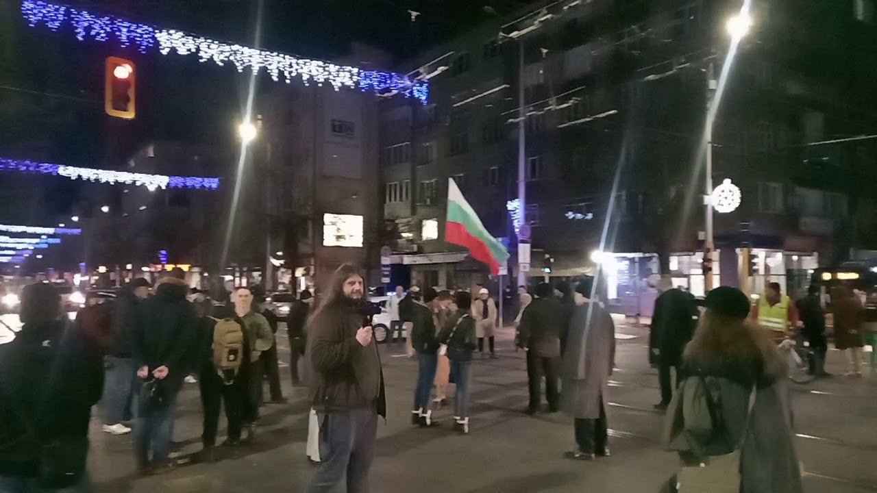 Блокада на кръстовището на бул Дондуков и ул Раковска на протест