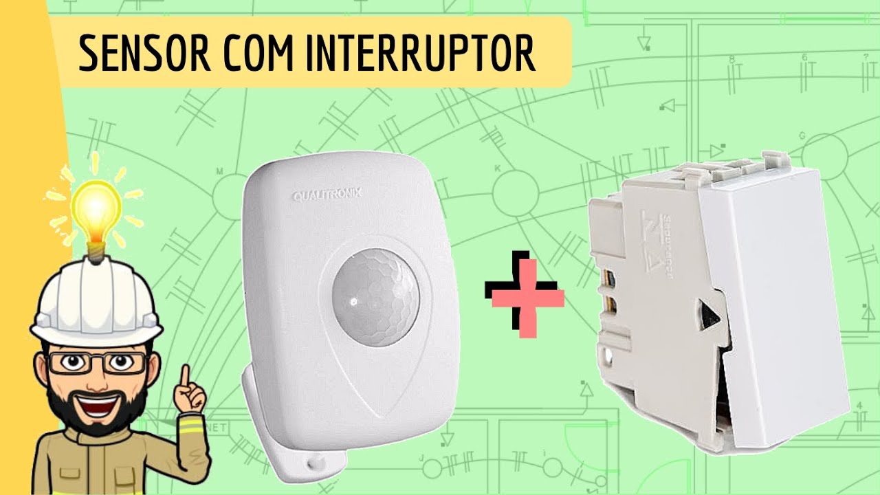 Como instalar SENSOR DE PRESENÇA COM INTERRUPTOR ? - YouTube