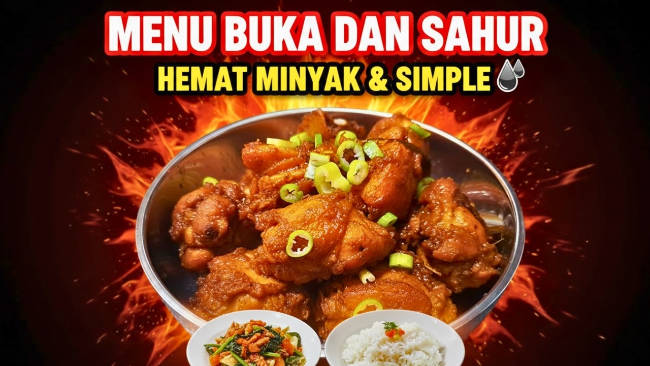 MENU BUKA DAN SAHUR PALING DICARI! AYAM MASAK KECAP SIMPLE - YouTube