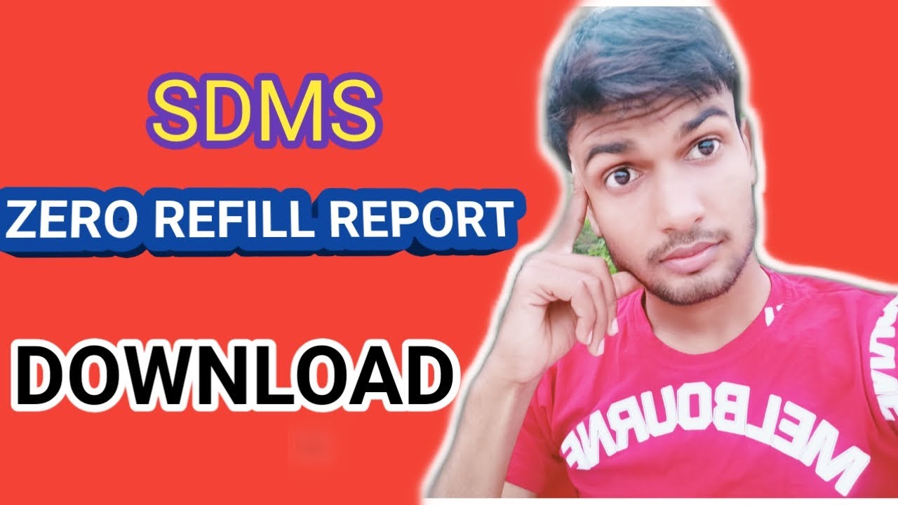 Distributor Consumption Report | ZERO Refill Report download in sdms help - YouTube