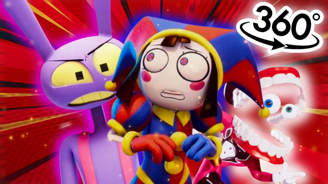 360º VR ALL Rounds Find Hidden Jax The Amazing Digital Circus - YouTube