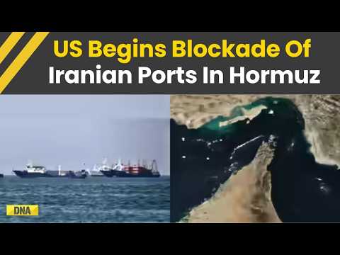 US Iran War: US Begins Hormuz Blockade, Iran Ports Sealed, Global War Risk Surges | Israel Iran War