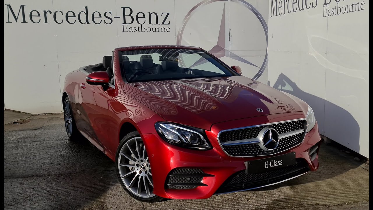 Mercedes-Benz E 400d Cabriolet 4MATIC AMG Line Premium Plus - YouTube