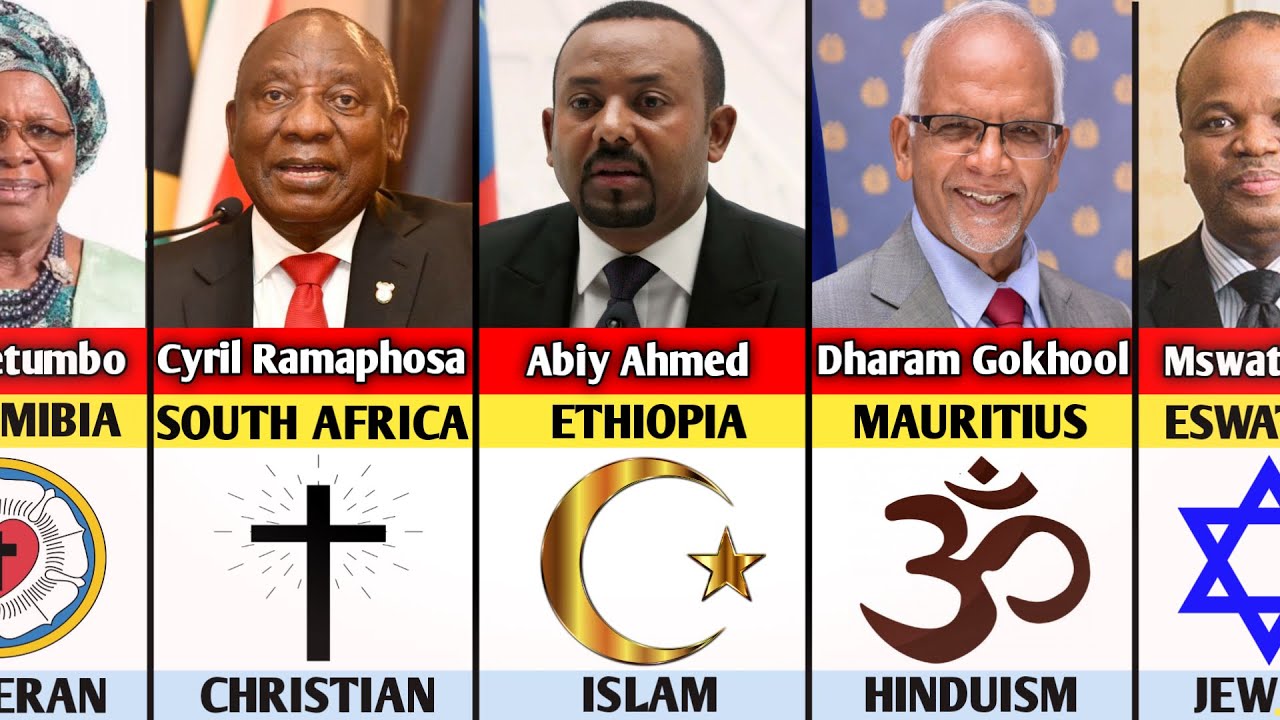 Religions of Every African Leader - YouTube