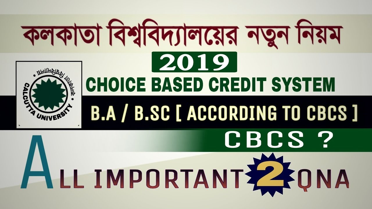 Calcutta University CBCS System 2018 19 calcutta-university-cbcs-system-2018-19