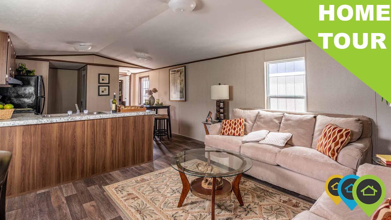 Single wide Mobile Home Tour of this wonderful MANUFACTURED HOME! - YouTube