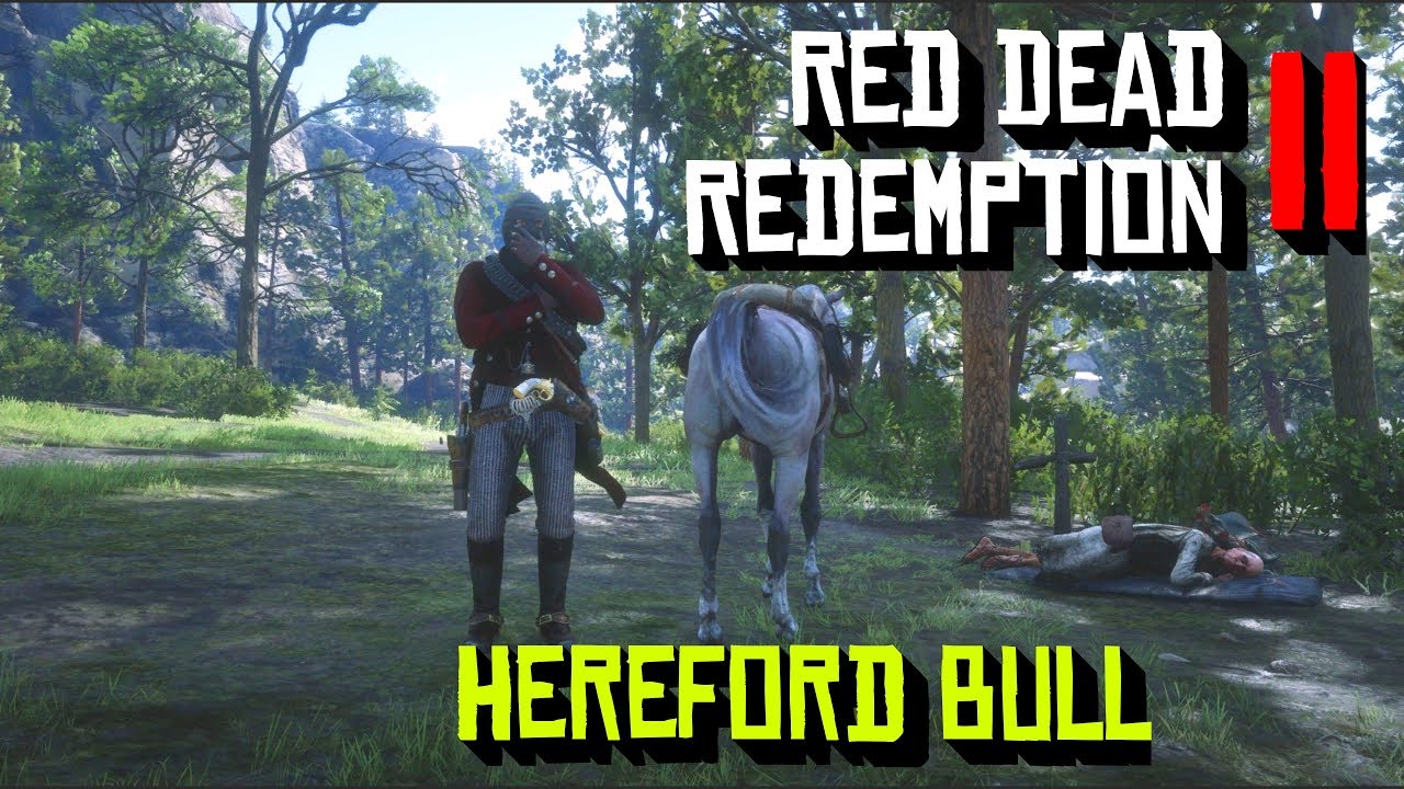 Red Dead Redemption 2 Hereford Bull Location - YouTube