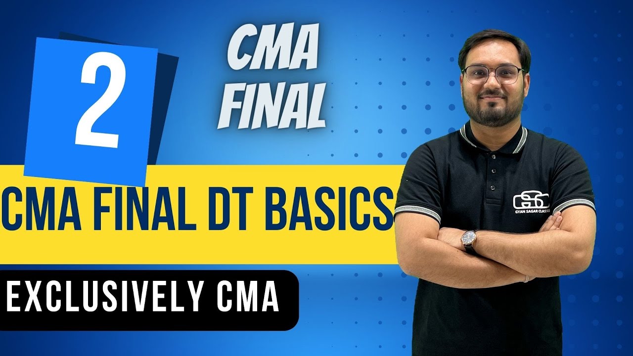 DIRECT TAX CMA FINAL LECTURE 2 - YouTube